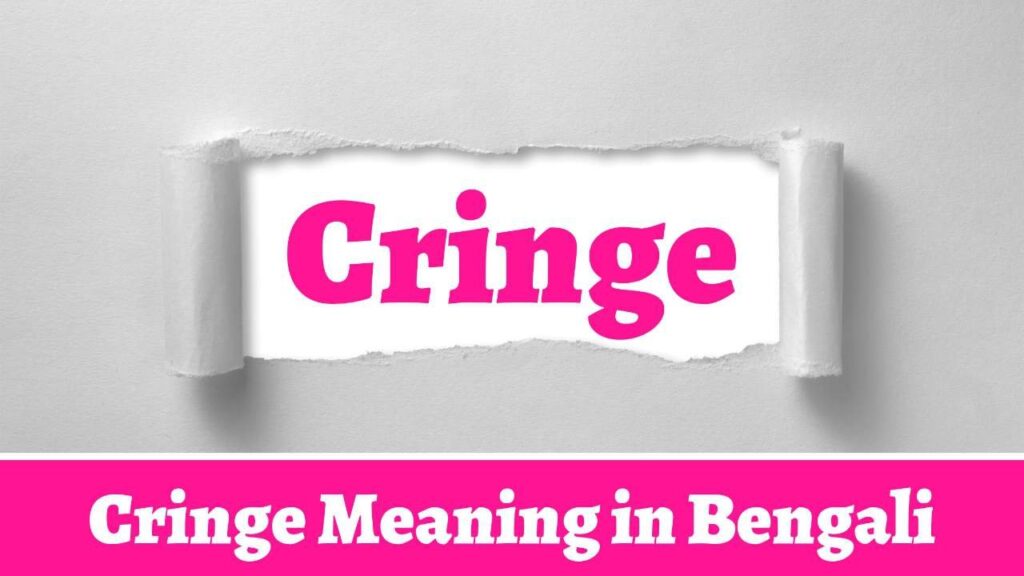 Cringe Meaning in Bengali - Cringe এর বাংলা অর্থ কি? - Bangla